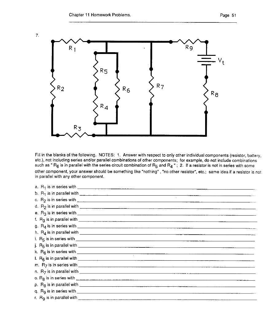 Solved Chapter 11 Homework Problems. Page 51 Fill in the | Chegg.com