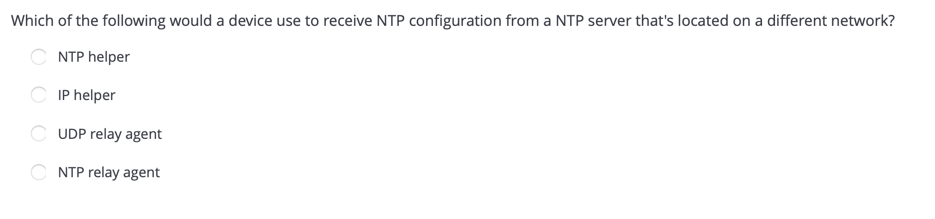 Solved Which of the following would a device use to receive | Chegg.com