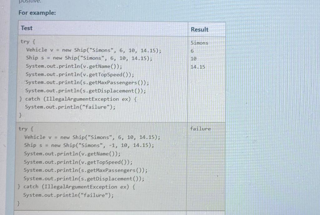 In Java Define a class named Ship which implements | Chegg.com