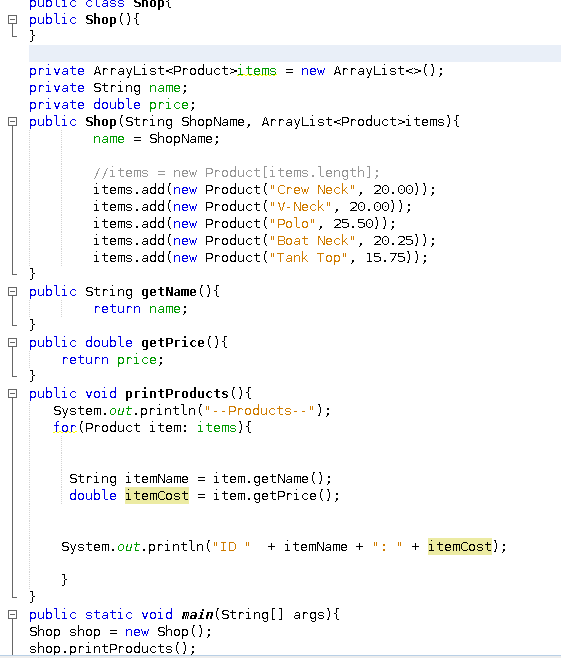 Solved Hi, I'm wondering how to print out the separate | Chegg.com