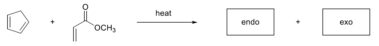 Solved Draw the structures of the endo- and exo-isomers that | Chegg.com