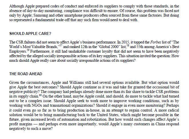 Solved Is it reasonable for Apple to apply different | Chegg.com