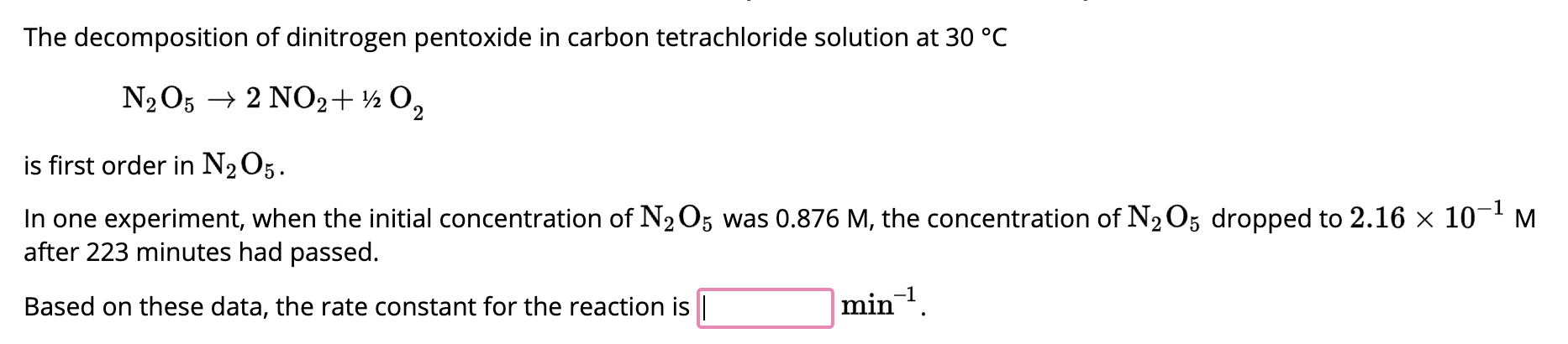 Solved The gas phase decomposition of phosphine at 120∘C | Chegg.com