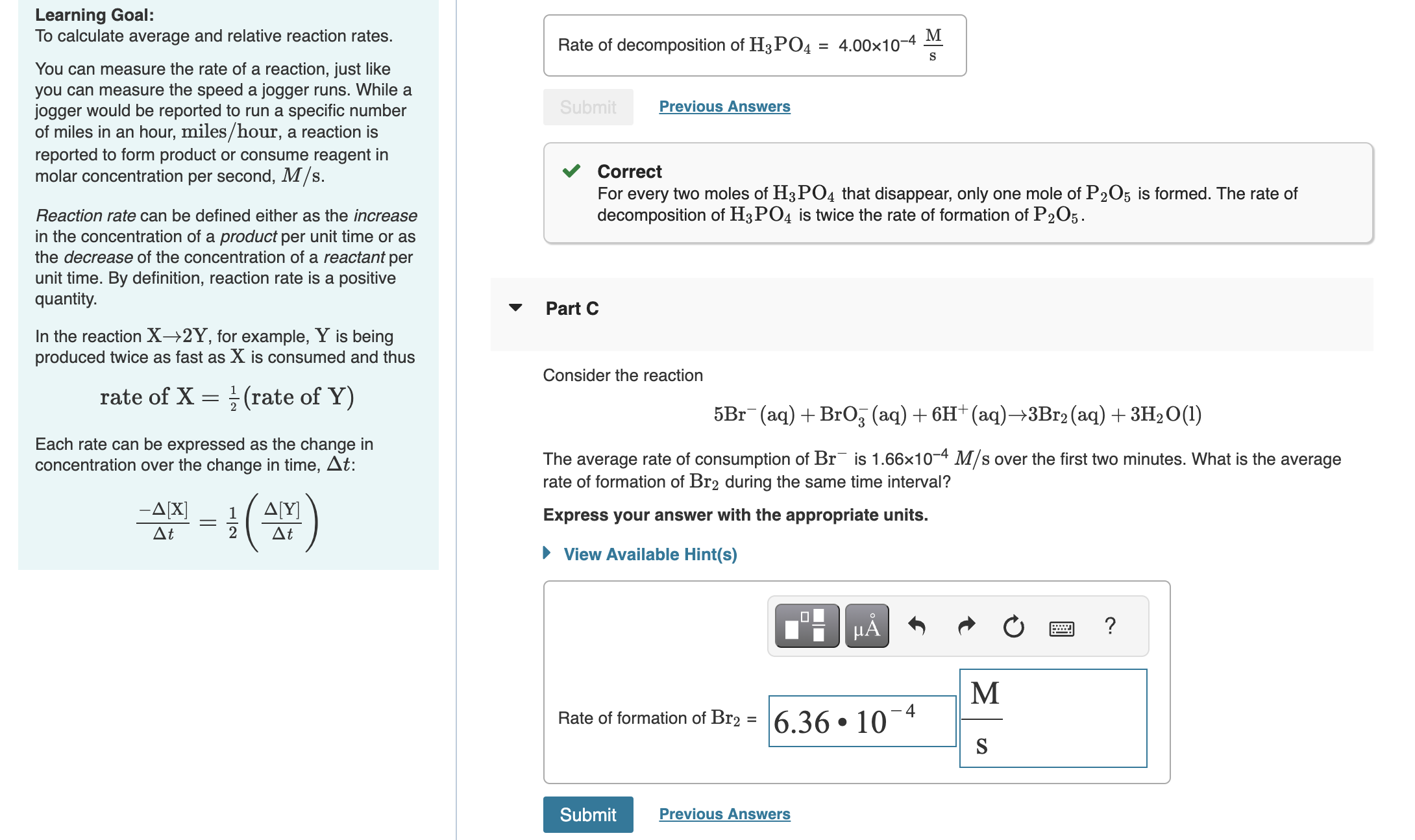 Solved Learning Goal:To calculate average and relative | Chegg.com