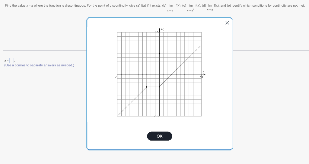 Solved a= (Use a comma to separate answers as needed.) | Chegg.com