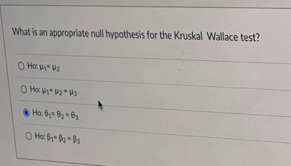 Solved What is an appropriate null hypothesis for the | Chegg.com