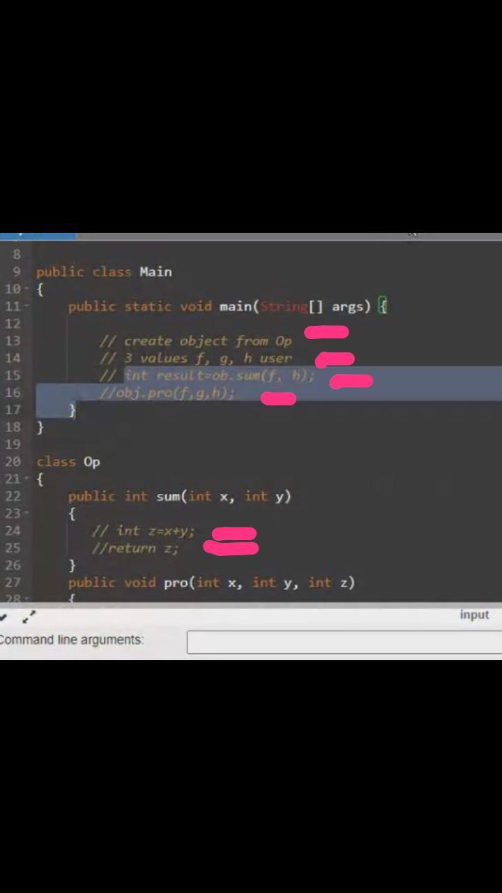 Solved 8. 9 public class Main 10 - { 11. public static void | Chegg.com