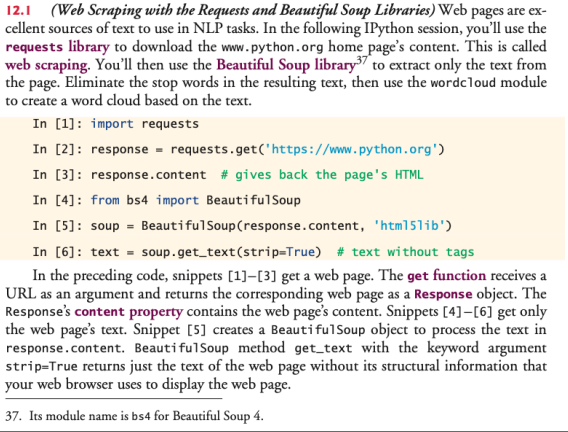 Solved Please in Python 12.2 (Tokenizing Text and Noun | Chegg.com