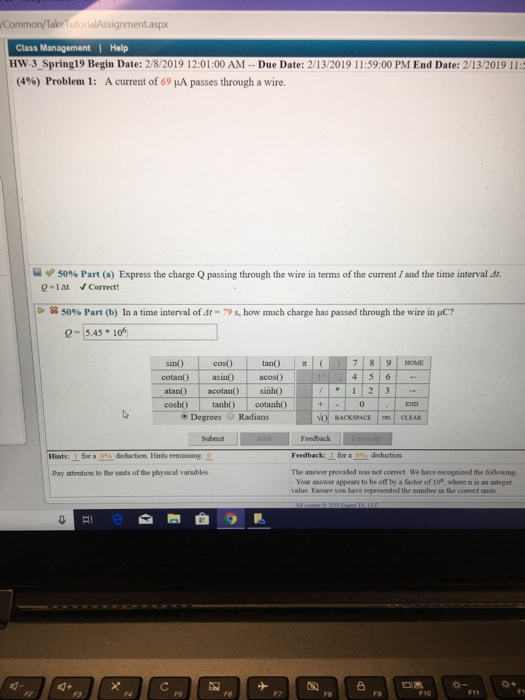 Solved /Common/Take TutorialAssignment.aspx Class Management | Chegg.com