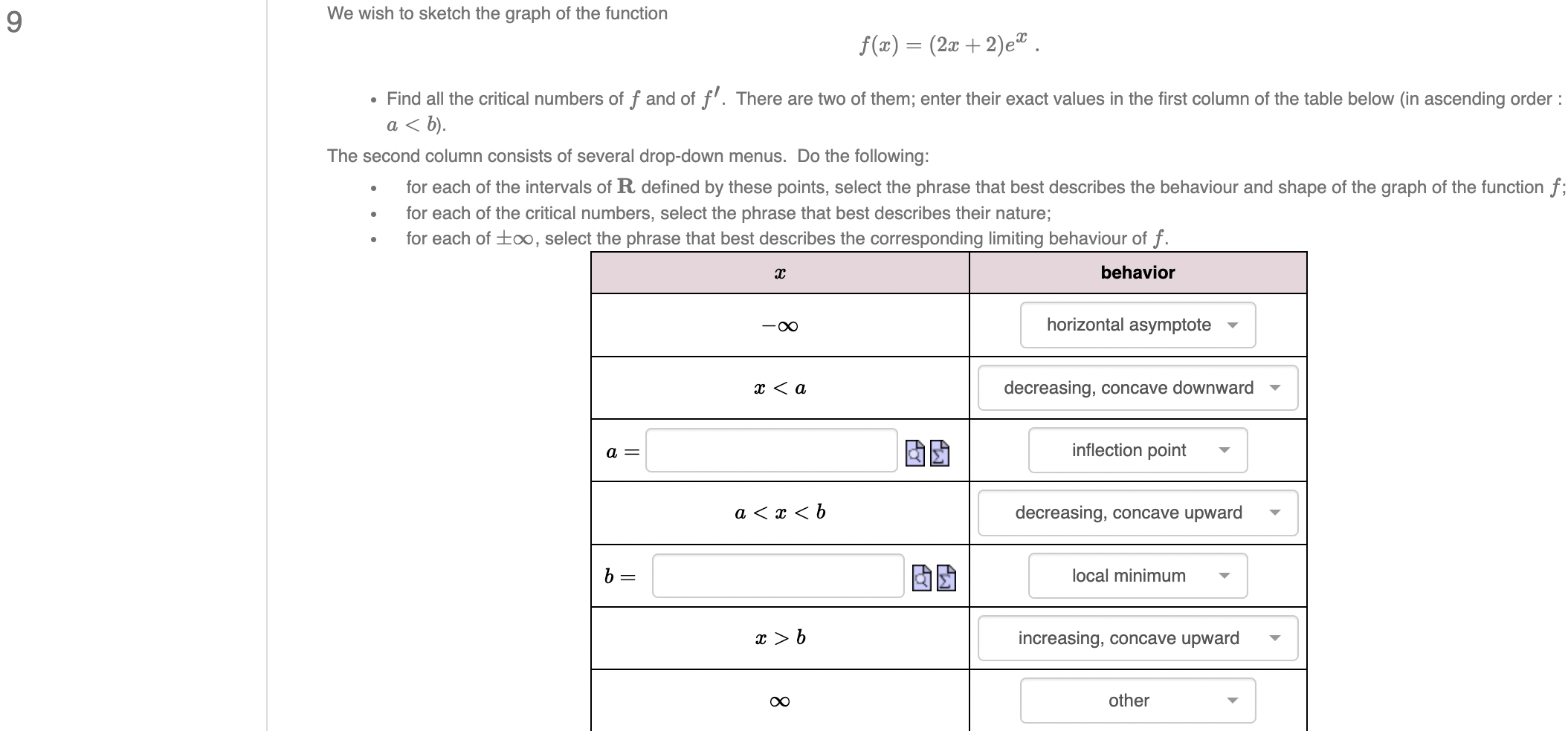 Solved We wish to sketch the graph of the function | Chegg.com