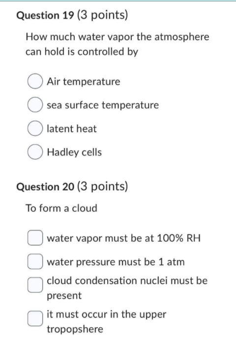 Solved Most convection occurs at the tropics polar regions | Chegg.com