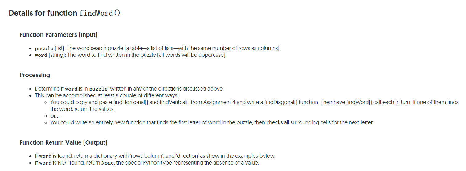 Introduction In word search puzzles, words can be | Chegg.com
