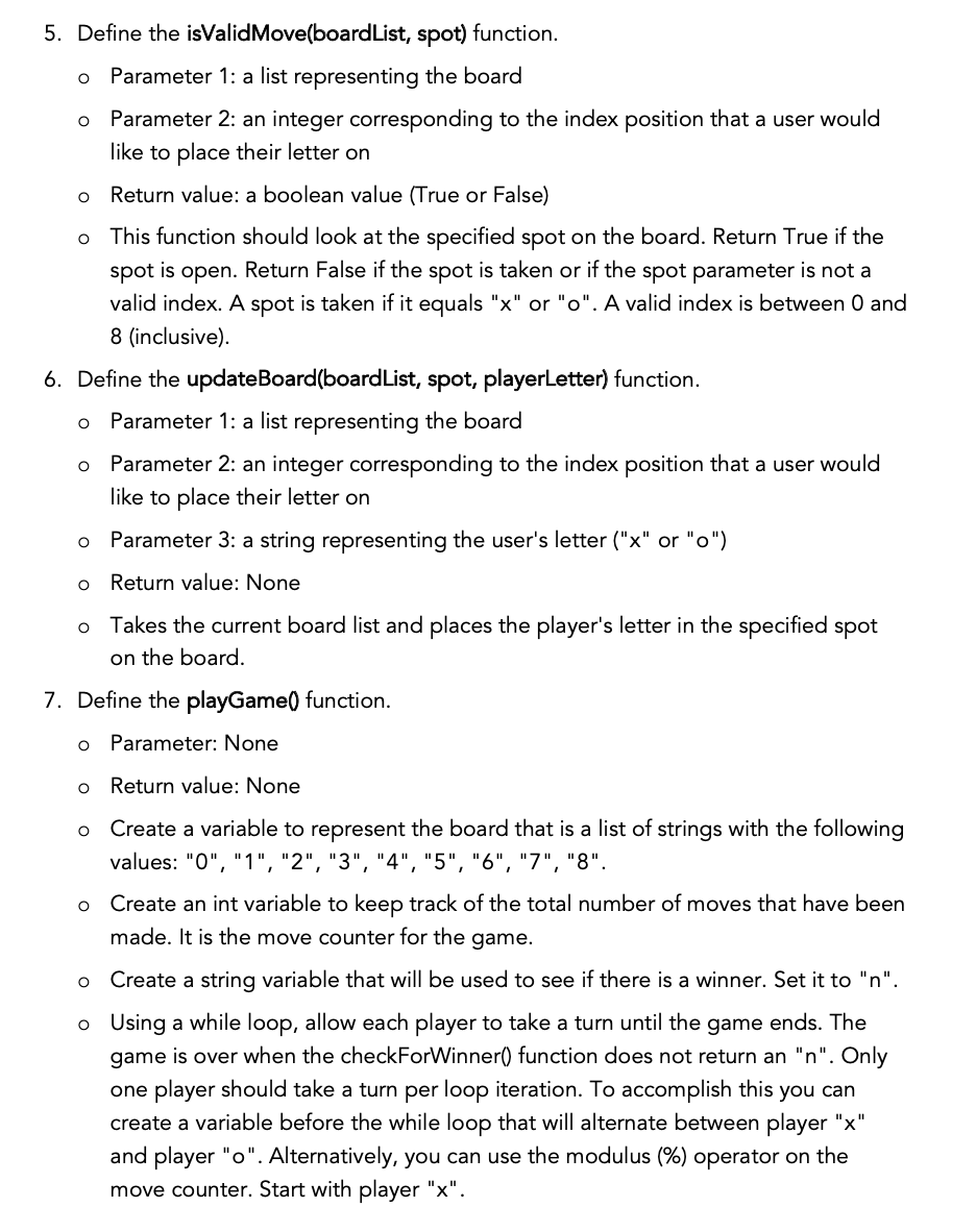 Solved Tic Tac Toe in Python: (Urgent) Can someone please | Chegg.com