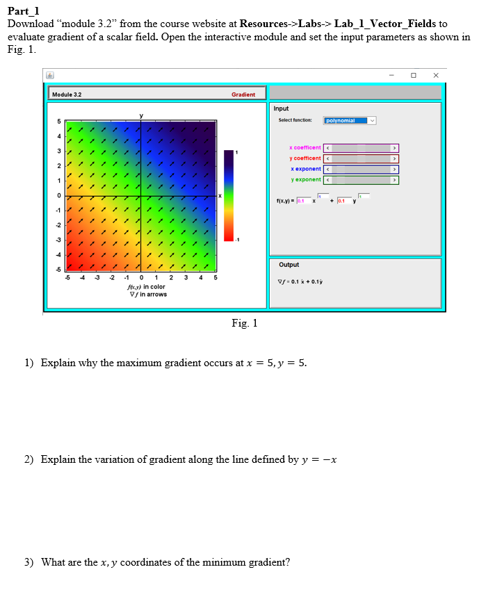 Solved Part_1 Download "module 3.2" from the course website | Chegg.com