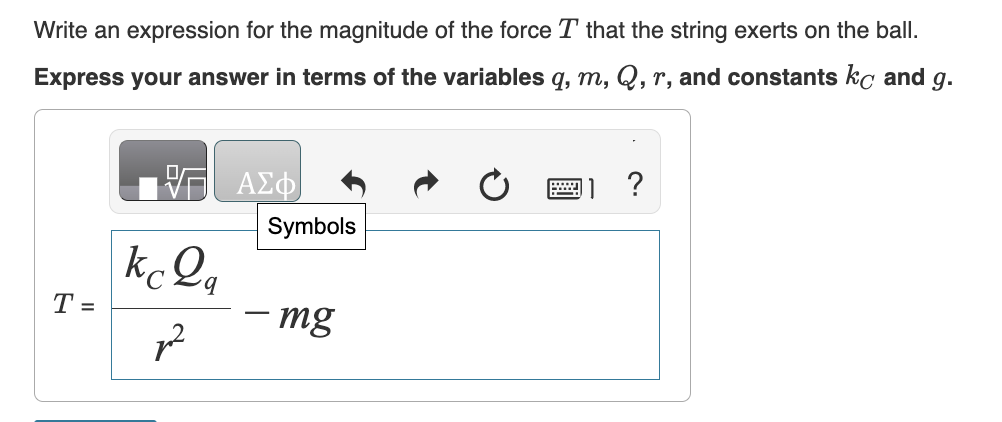 Solved A small metal ball with positive charge q and mass m | Chegg.com
