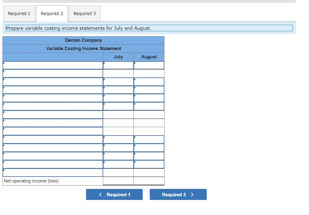 Solved Problem 6-22 Variable Costing Income Statements; | Chegg.com