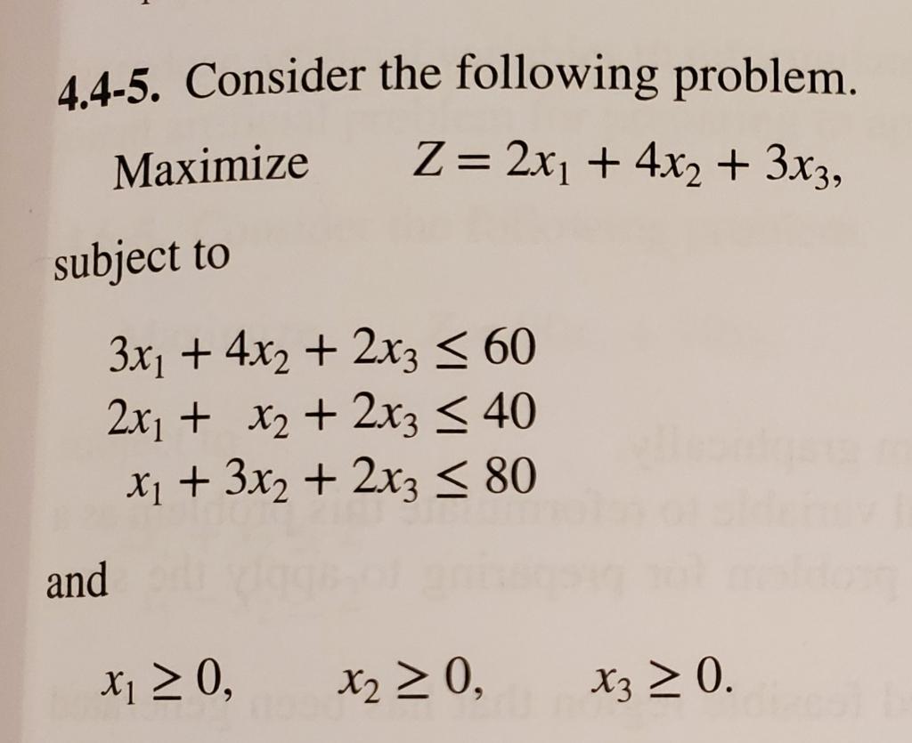 Solved Need to work through the simplex method step by step | Chegg.com