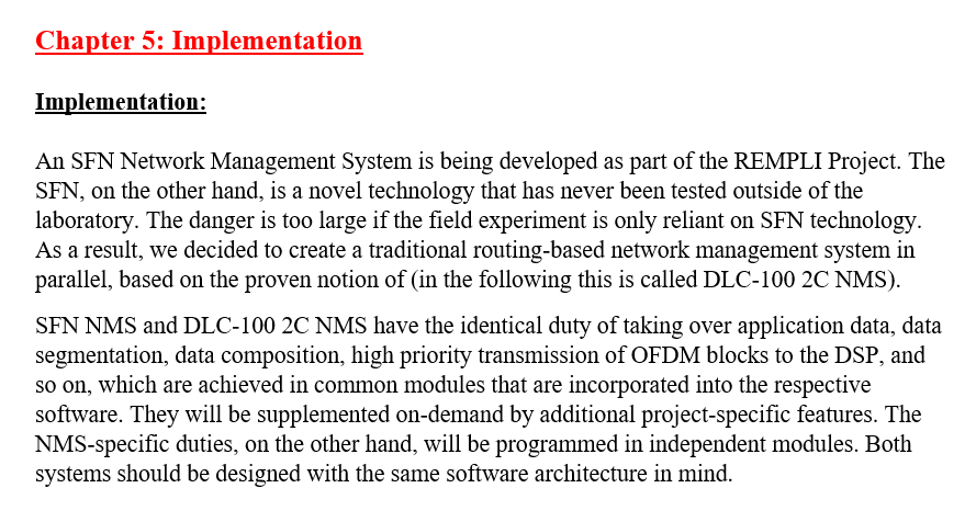 0 Chapter 5: Implementation o Design solution( if | Chegg.com