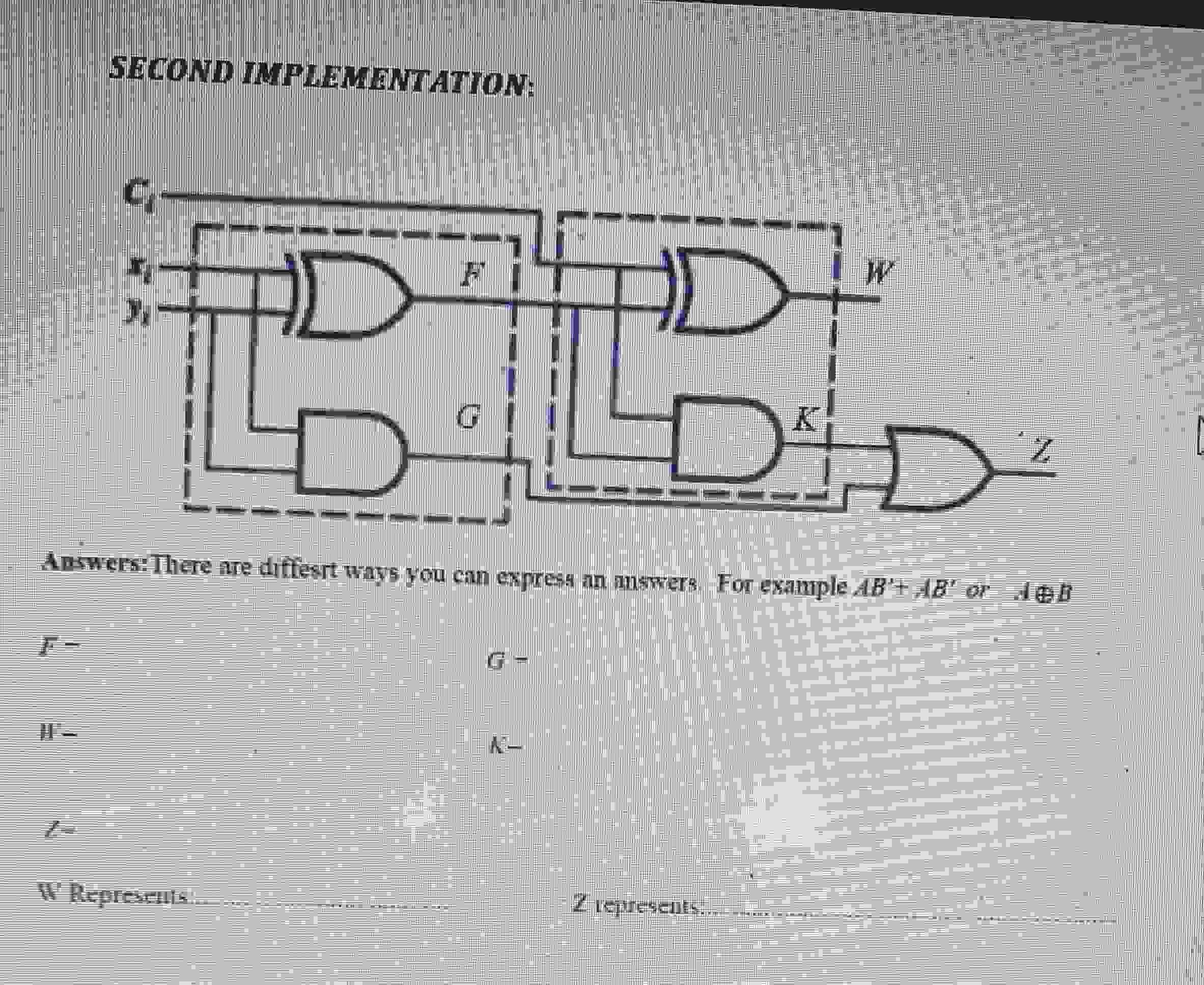 Solved SECOND IMPLEMENTATION:Awwer: There are diffest ways | Chegg.com