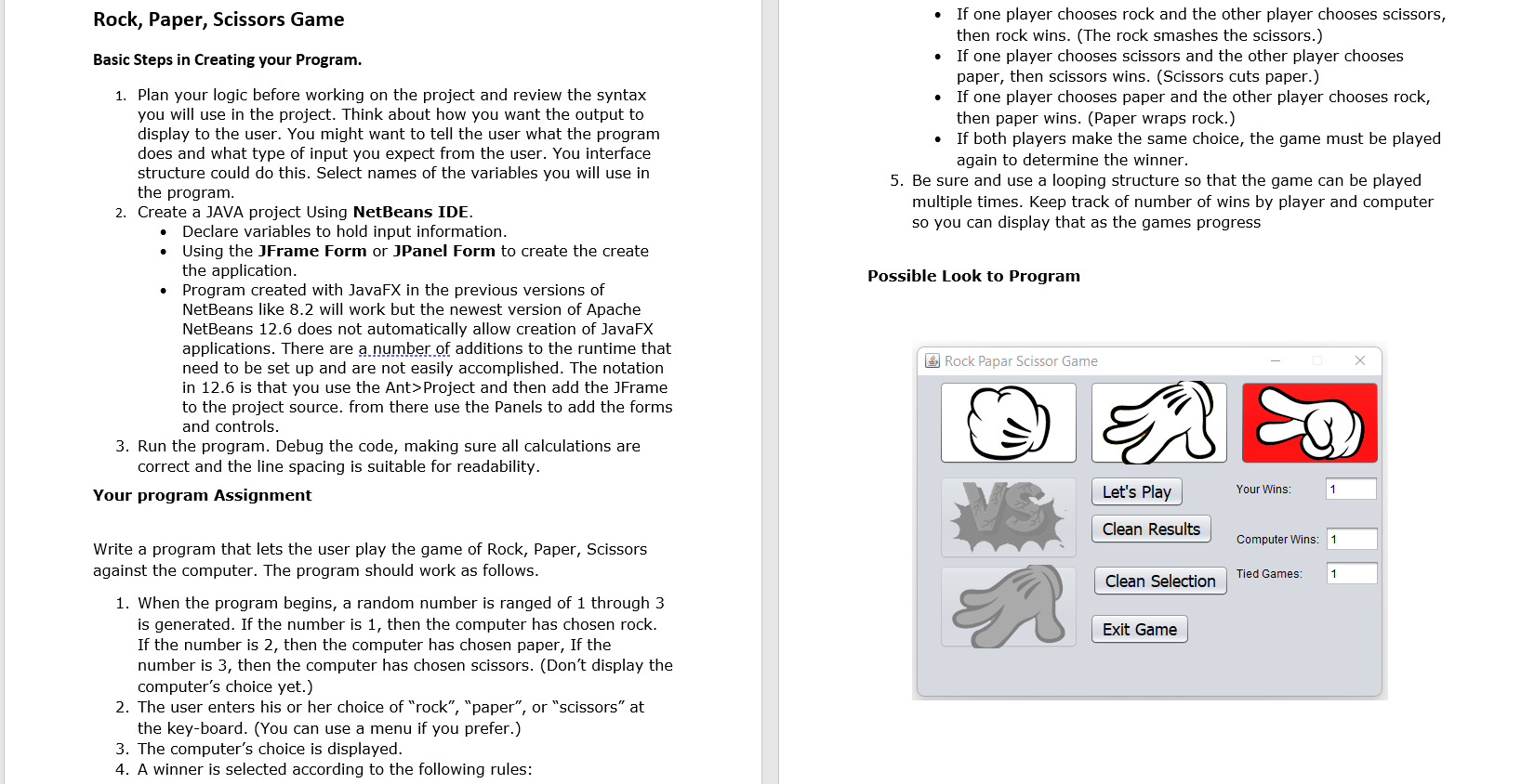 Solved Your Program Assignment Write A Program That Lets The 