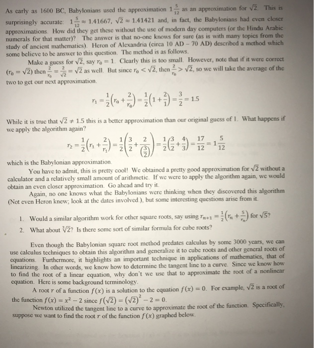 Solved As carly as 1600 BC, Babylonians used the | Chegg.com