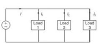 Solved A system with three parallel-connected loads as shown | Chegg.com