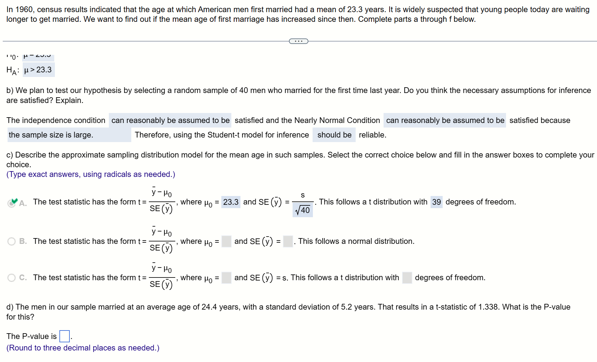 can you explain how to get the anwers with the | Chegg.com can you explain how to get the anwers with the | Chegg.com