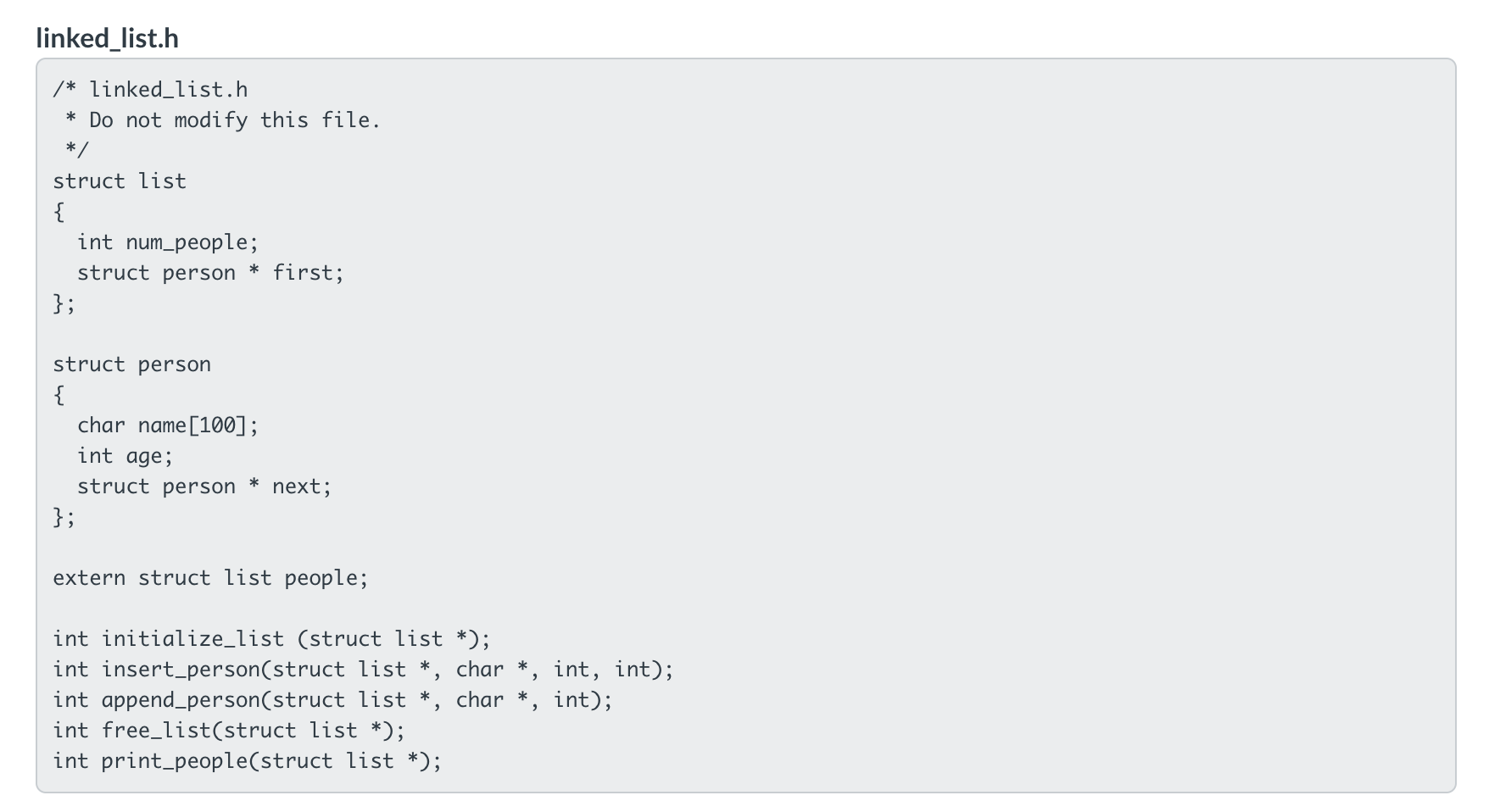 Solved C programming language. Ok, so this is the first | Chegg.com