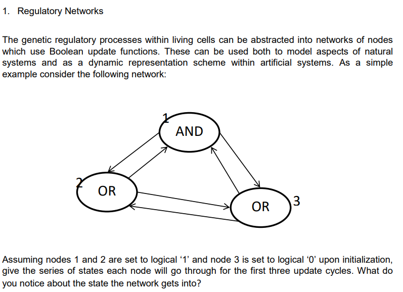 Solved The genetic regulatory processes within living cells | Chegg.com