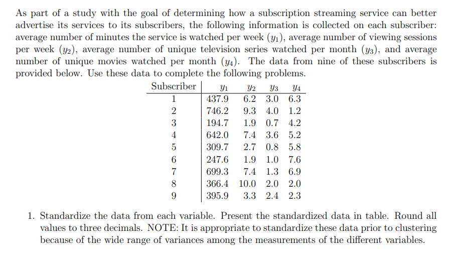 Solved As part of a study with the goal of determining how a | Chegg.com