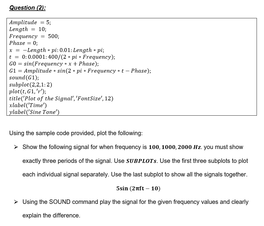 Solved Question (1): Using the definition of unit impulse | Chegg.com