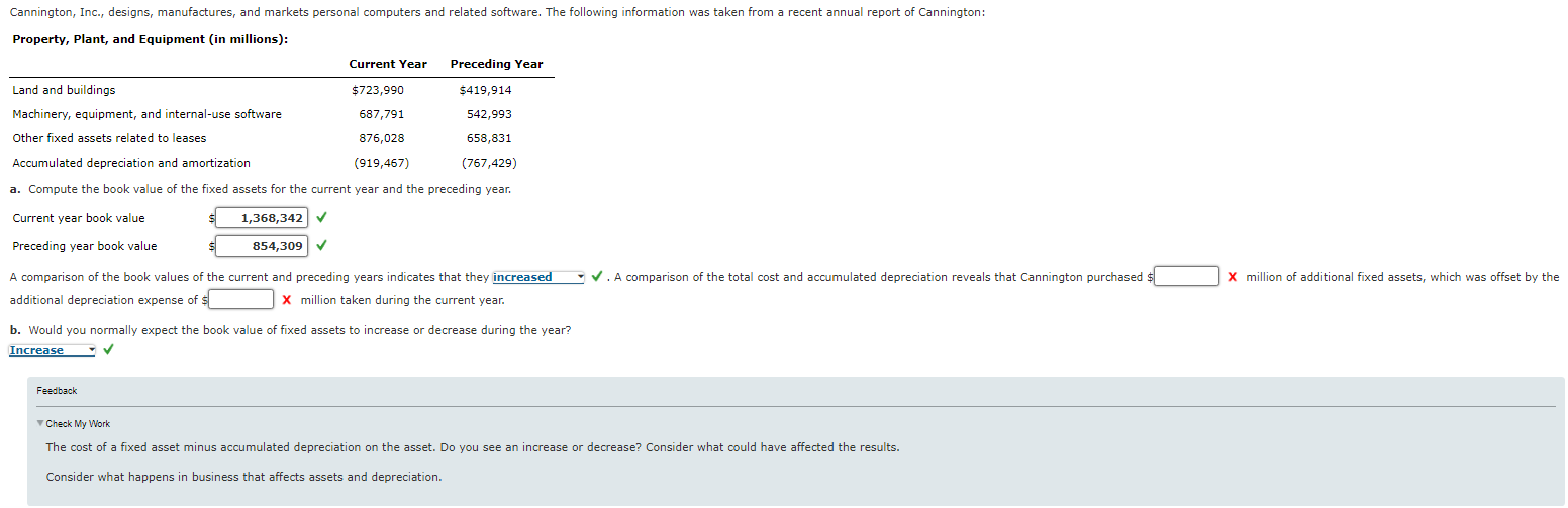 Cannington, Inc., designs, manufactures, and markets | Chegg.com
