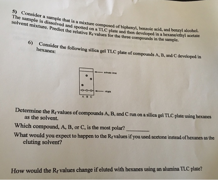Solved 5) Cons The ider a sample that is a mixture composed | Chegg.com