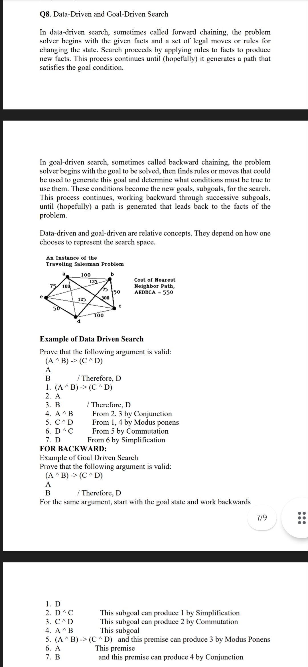 Solved Q8. Data-Driven and Goal-Driven Search In data-driven | Chegg.com Solved Q8. Data-Driven and Goal-Driven Search In data-driven | Chegg.com