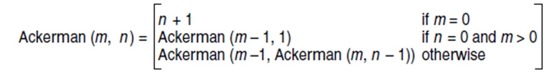 Solved ?Ackerman’s number is used in mathematical logic, it | Chegg.com
