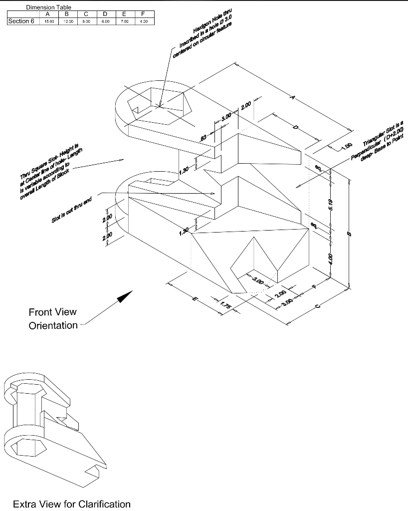Solved Kindly draw Front, Top and Left side views and | Chegg.com