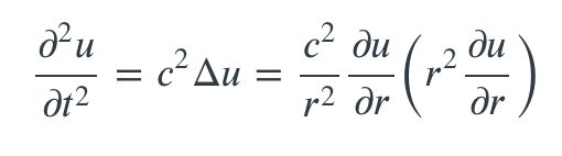 Solved Solve the 3-d spherical wave equation over the | Chegg.com