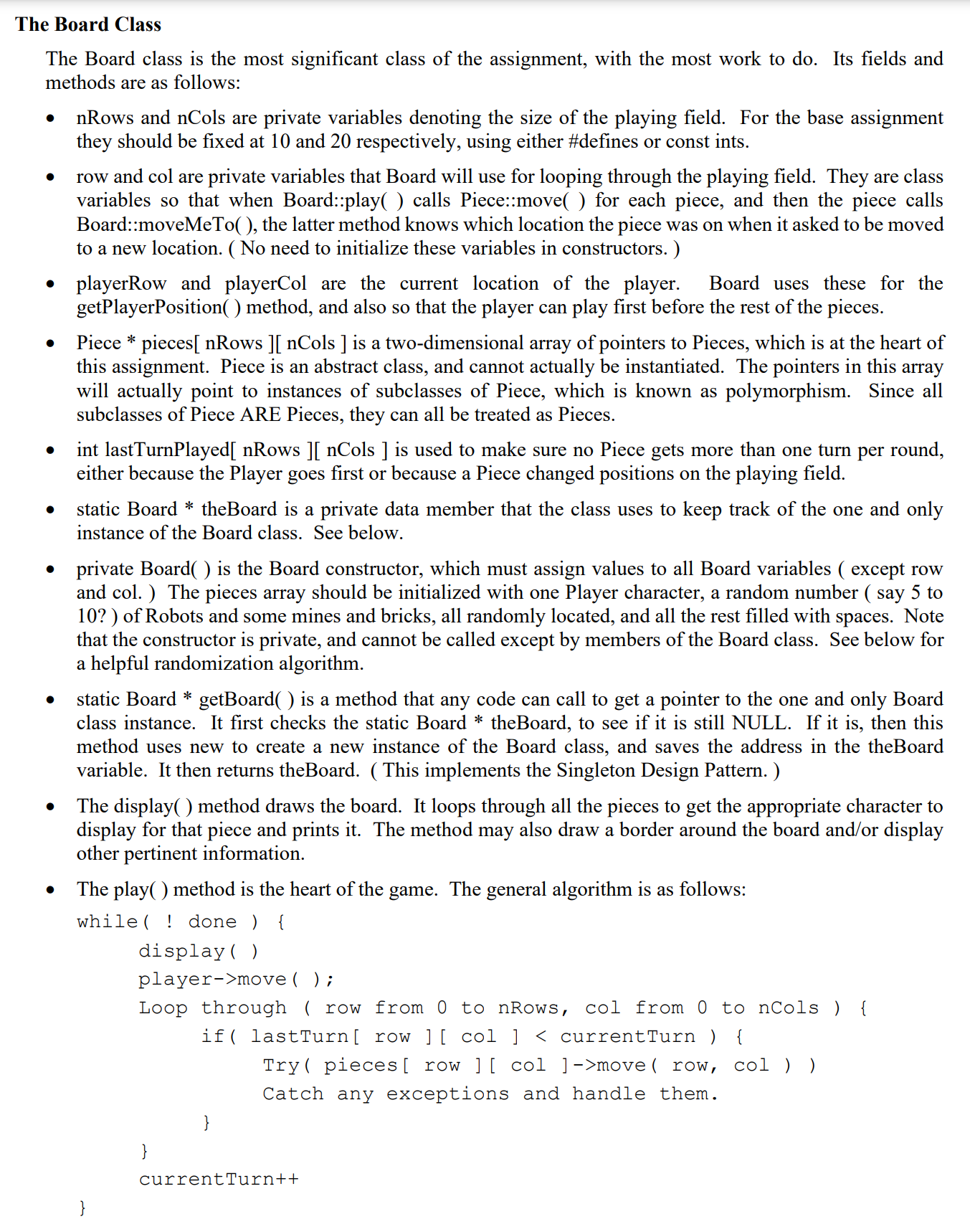 Solved For this final assignment you will develop a simple | Chegg.com