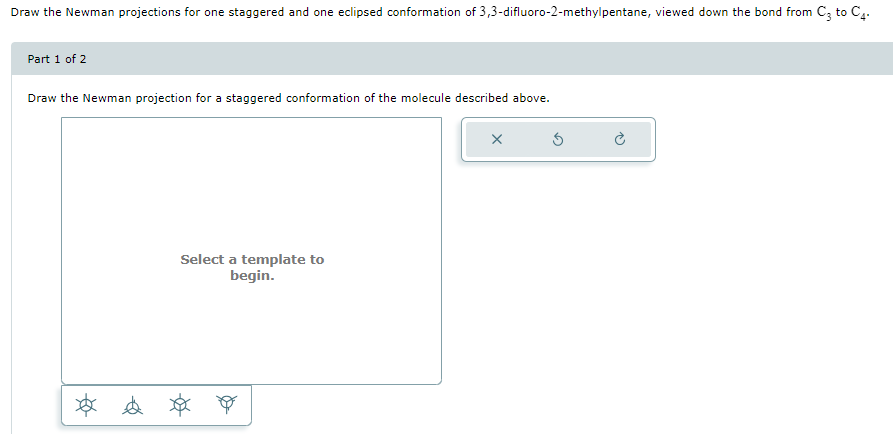 Solved Draw the Newman projections for one staggered and one | Chegg.com