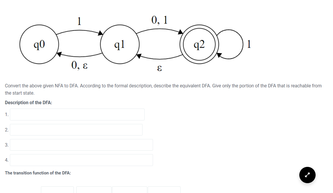 Solved Convert the above given NFA to DFA. According to the | Chegg.com