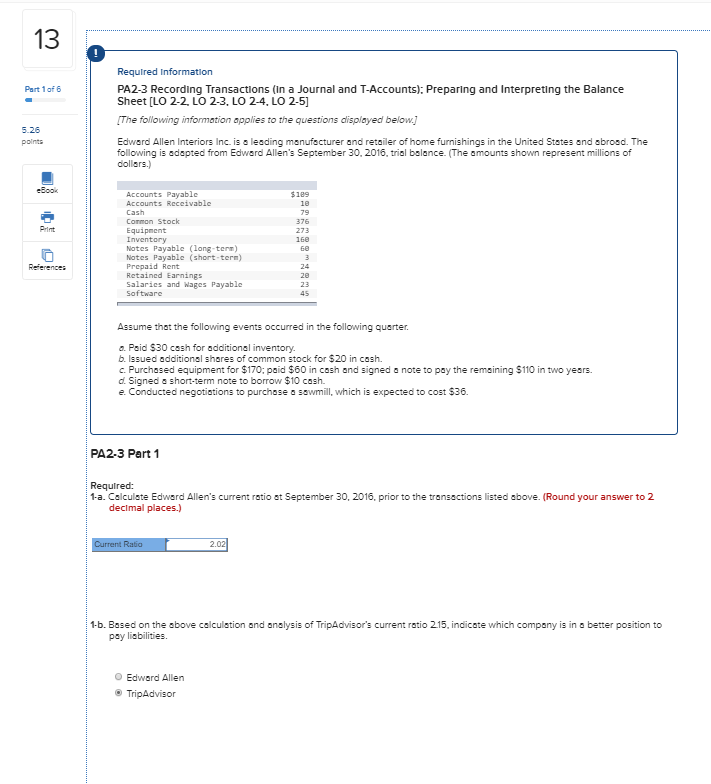 Solved M2-9 Determining Financial Statement Effects of | Chegg.com