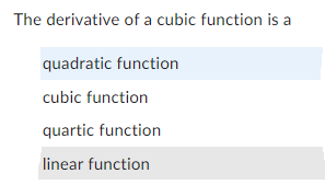 Solved derivative of a cubic function is a quadratic | Chegg.com