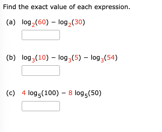 Solved Use the change-of-base formula to evaluate each | Chegg.com