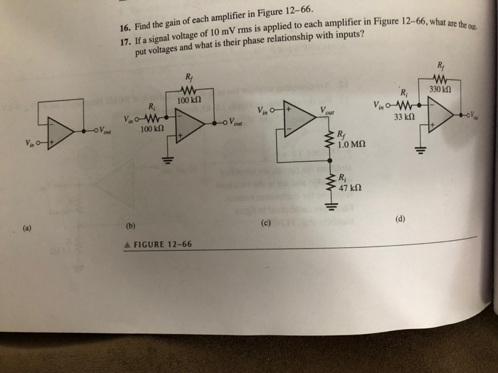 Solved Determine The Input And Output Impedances For Each