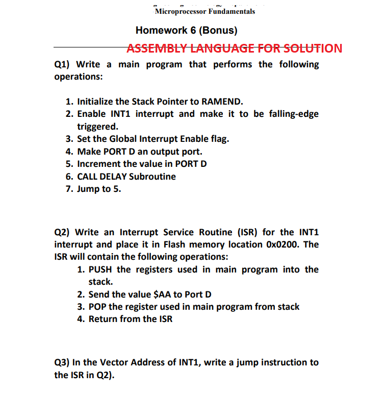 Solved Q1) Write a main program that performs the following | Chegg.com