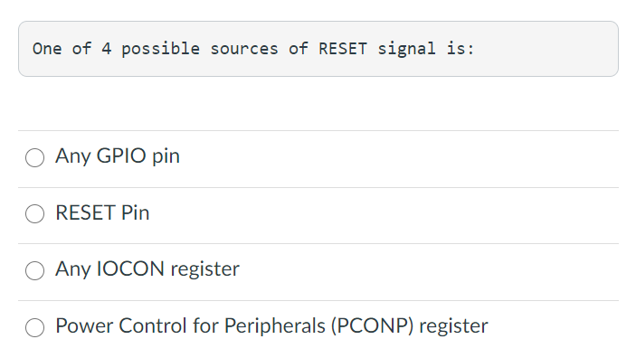 Solved The system control block includes several system | Chegg.com