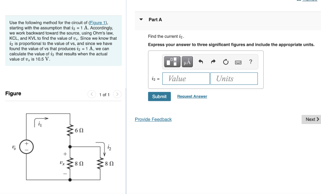 Solved Review Part A Solve for is in the figure by using | Chegg.com