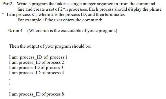 Solved Part2. Write a program that takes a single integer | Chegg.com