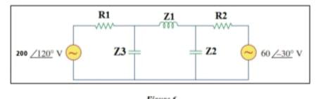 Solved For the circuit shown in figure (6), determine the | Chegg.com