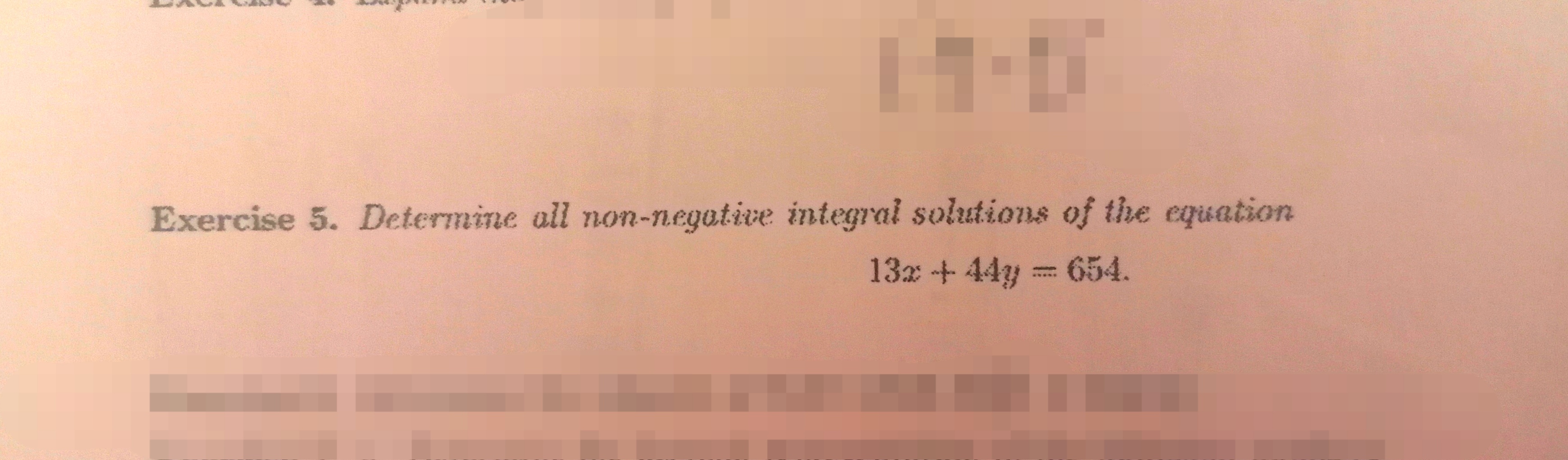 Solved Exercise 5. Deternine all non-negative integral | Chegg.com